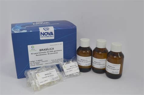 Brasílica Kit para extração de DNA genômico baseado no uso de resina