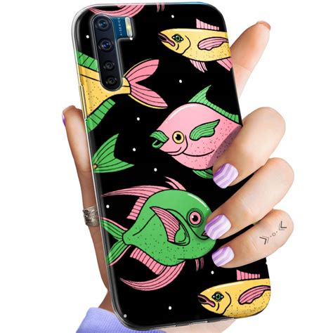 Etui Do Oppo A91 Wzory Ryby Rybki Fish Obudowa Pokrowiec Case Oppo