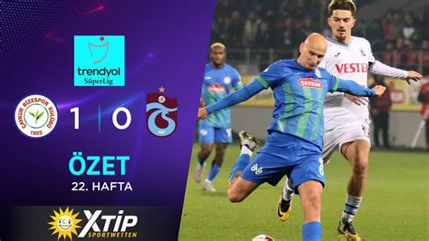 MERKUR BETS Ç Rizespor 1 0 Trabzonspor Highlights Özet