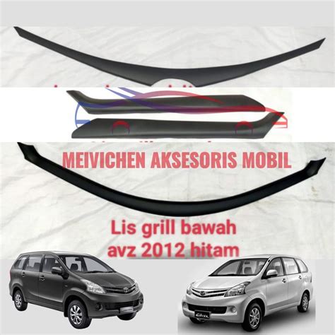 Jual Garnish Gril All New Avanza Xenia List Grill Depan HITAM 2012
