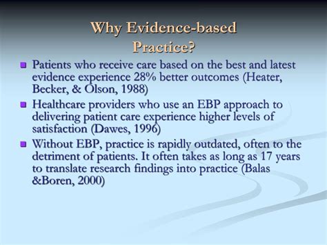 Ppt Evidence Based Nursing Practicegetting Started Powerpoint