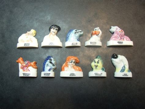 SERIE COMPLETE DE FEVES LA PETITE SIRENE PLAT DISNEY Fèves de