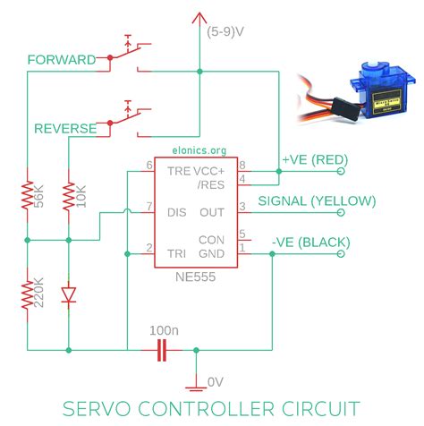 Servo Control Circuit Diagram