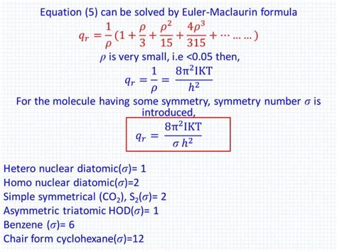 rotational partition function ppt
