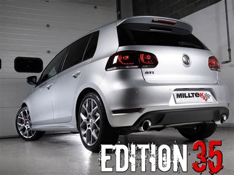 Milltek Sport Exhaust Volkswagen Golf Mk6 GTi Edition 35 Turbo Back