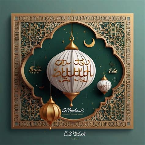 Premium Photo View Of Islamic Background With Ramadan Karim And Eid