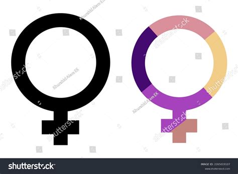 Female Sex Symbol Icon Set Female Stock Vector Royalty Free 2265019107 Shutterstock