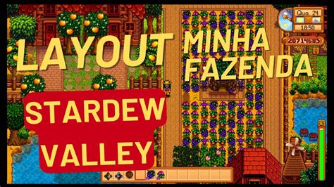 Minha Fazenda No Stardew Valley Layout Youtube