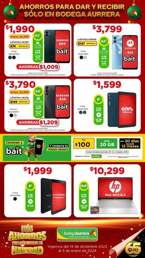 Folleto Bodega Aurrerá Ofertas de Navidad y Año Nuevo 2024