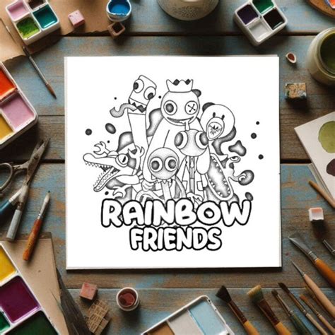 36 Kolorowanki Rainbow Friends Do Druku Darmowe PDF