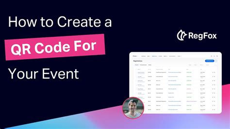 How To Create A QR Code To Promote Your Event In RegFox YouTube