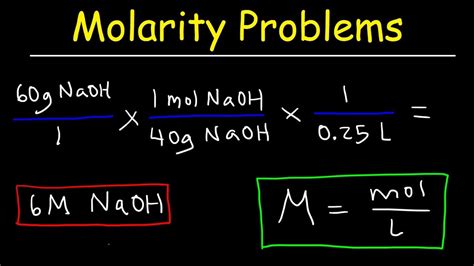 How To Calculate Molarity With Examples