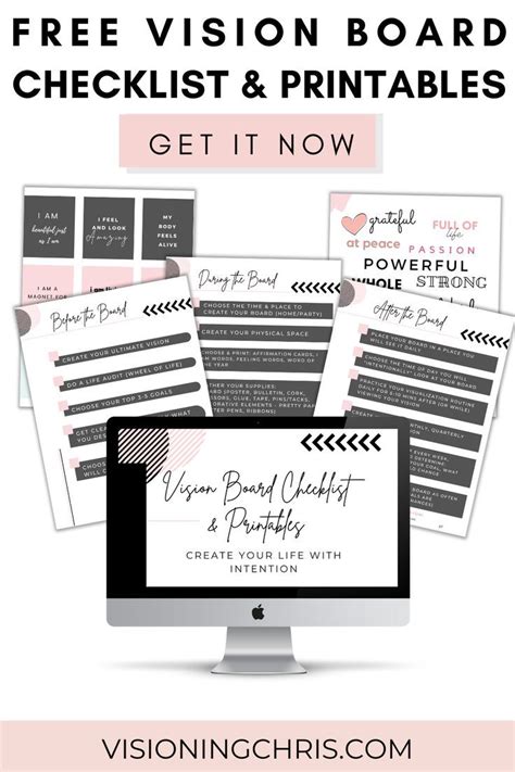 Manifest Your Best Life With These Vision Board Printables Free