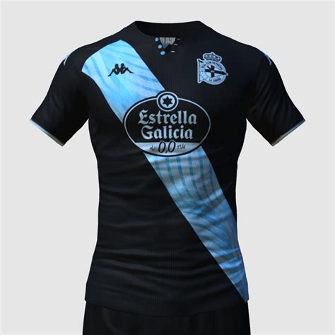 Deportivo A Coruña x Kappa Away Kit cr Kinetik FIFA 23 Kit Creator