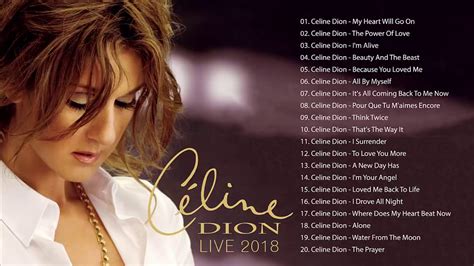 Celine Dion Greatest Hits Full Album Best Of Celine Dion YouTube