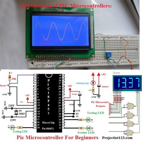 buck converter circuit with mosfet pic microcontroller in proteus projectiot123 is making
