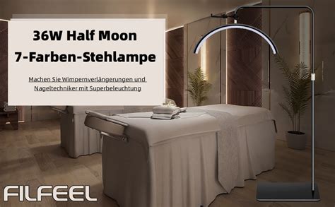 Led Stehleuchte W Kosmetik Lampe F R Wimpern Zoll Lampe Mit