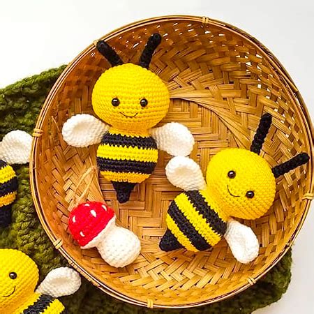 8 Abeille PDF Amigurumi Tuto Modèle Gratuit AmigurumiGratuit