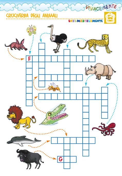 Cruciverba Illustrati Per Bambini Da Stampare Artofit