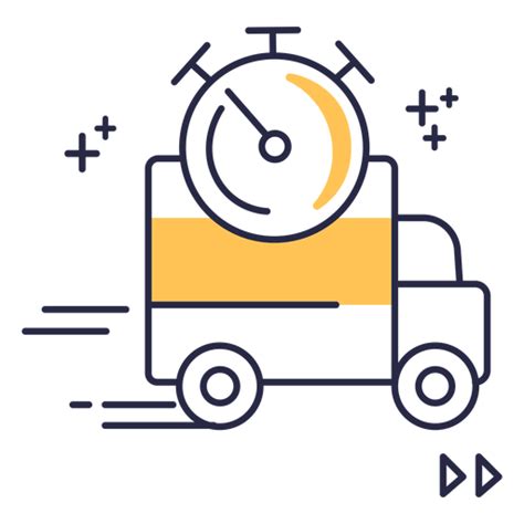 Dise O Png Y Svg De Icono De Trazo De Entrega De Env O Para Camisetas