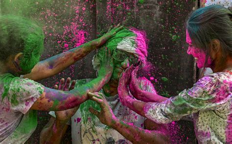 In Pics Holi Celebrations
