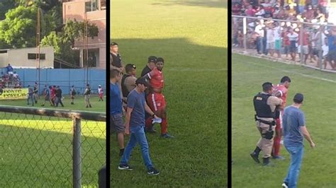 Vídeo Jogador de futebol é preso durante partida em MG por crimes