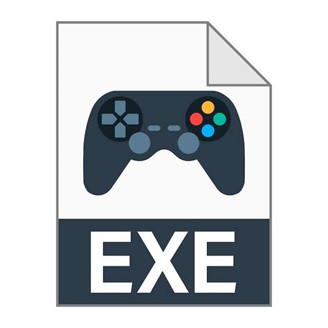 Premium Vector Modern Flat Design Of Exe File Icon For Web Simple Style