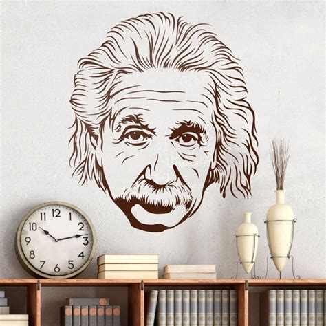 Vinilo Decorativo Albert Einstein TeleAdhesivo