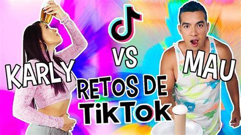 RETOS DE TIK TOK CUMPLIENDO LOS 5 RETOS MAS VIRALES YouTube