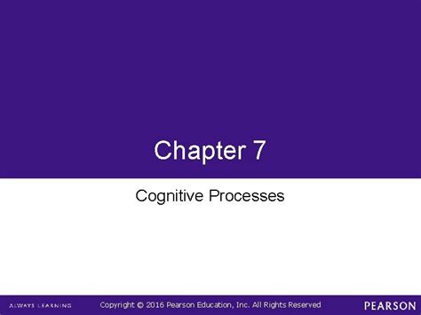 chapter 7 cognitive processes copyright 2016 pearson education