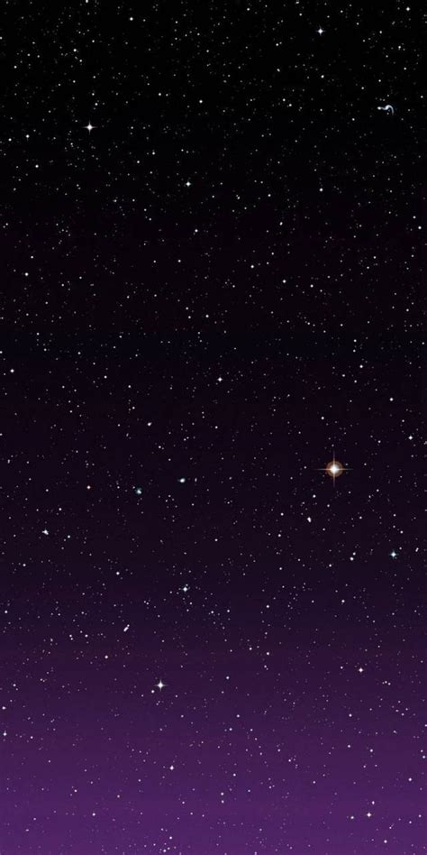 Purple Night Sky Wallpaper