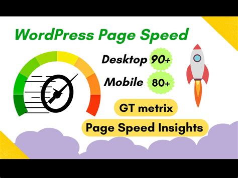 WordPress Page Speed Optimization Service For GT Matrix And GPSI Upwork