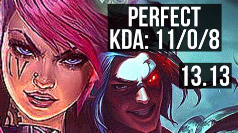 VI Vs KAYN JNG 11 0 8 2 2M Mastery 1500 Games Legendary NA
