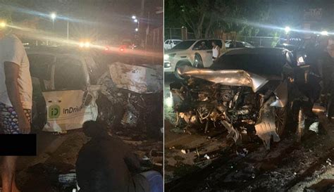 La Romana Dos Carros Chocan De Frente Y Dejan Dos Muertos Y Varios Heridos