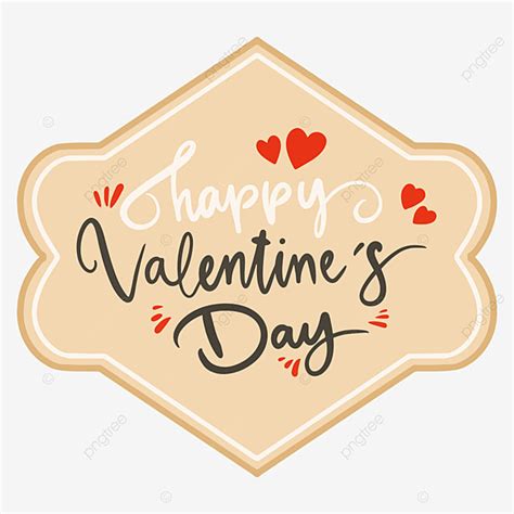 Hand Drawn Valentine Vector PNG Images Vector Hand Drawn Design Badge