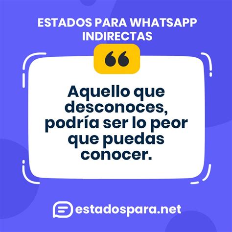 Arriba 36 Imagen Frases Para Estados De Whatsapp Indirectas Viaterra Mx