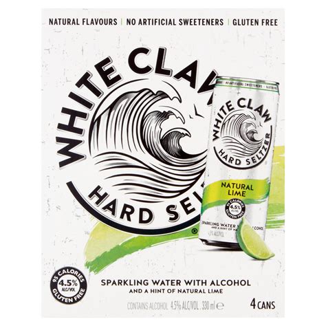 White Claw Natural Lime 4 Pack 330 Ml Storefront EN