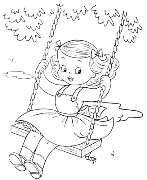 Coloriage Fille Imprimer Et Dessin