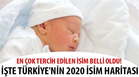 En çok tercih edilen isim belli oldu İşte Türkiye nin 2020 isim