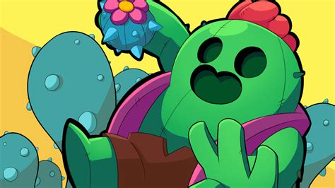 Brawl Stars Spike Wallpapers Wallpaper Cave