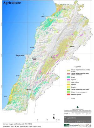 Carte Des Religions Du Liban