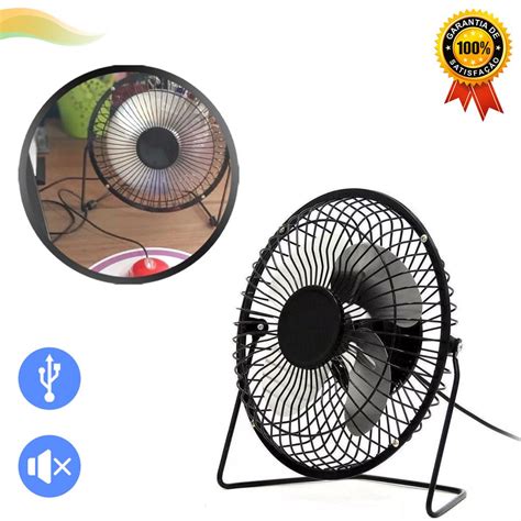 Mini Ventilador De Mesa Usb Portatil Silencioso Compacto Potente