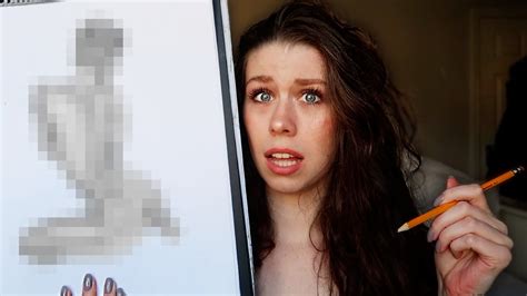 Drawing Myself Naked For Science Youtube