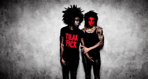 A Gay Black Emo Couple Muscular Black And Red Stable Diffusion