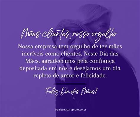 Mensagem dia das mães empresa Homenageie Mensagens