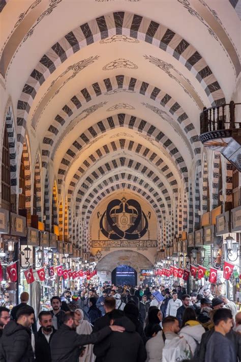 The Ancient Spice Bazaar Misir Carsisi In Eminonu Istanbul Turkiye