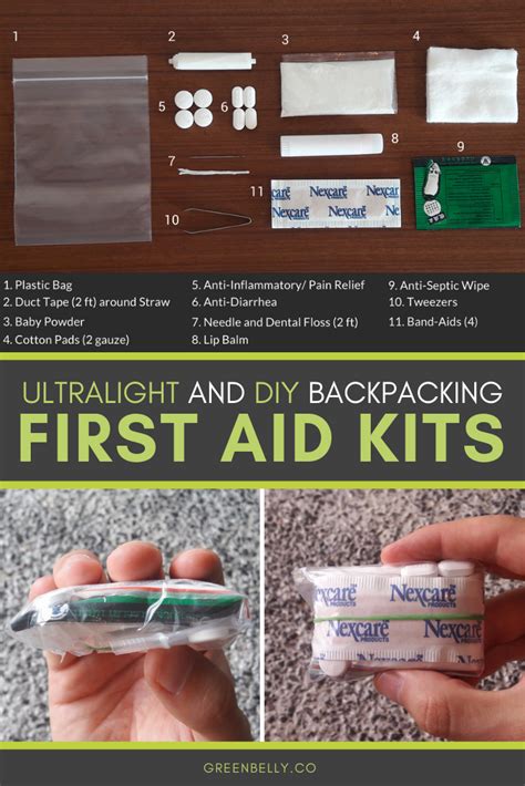 THE Best Ultralight Backpacking First Aid Kit DIY For Thru Hiking