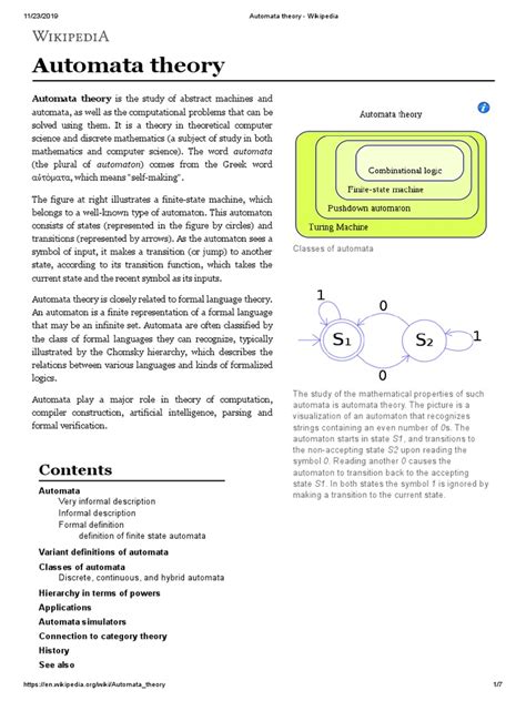 automata theory pdf automata theory areas of computer science