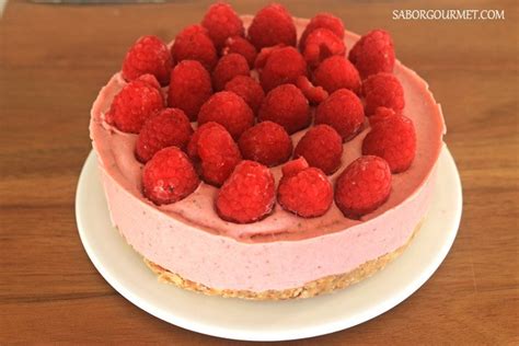 Tarta helada de fresa sin azúcar SaborGourmet