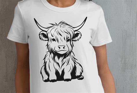 Highland Cow Svg Cow Svg Cute Cow Svg Graphic By DeeNaenon Creative